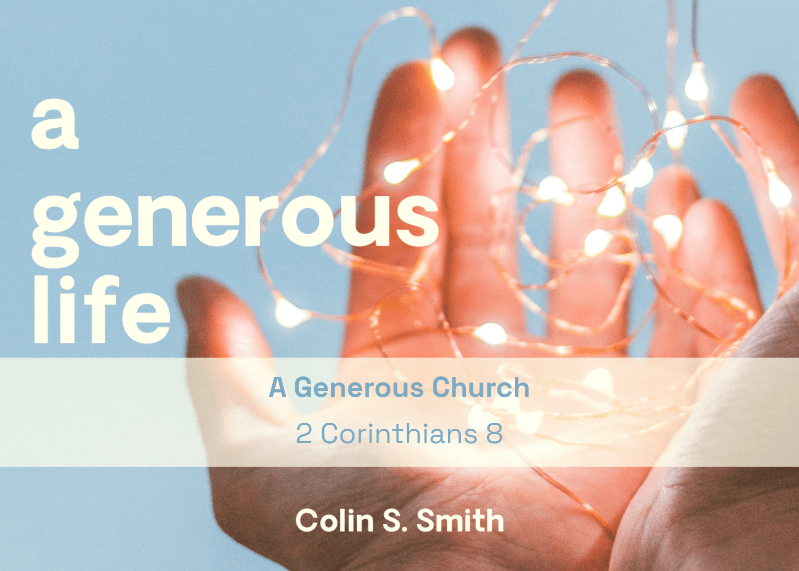 A Generous Church - Open the Bible
