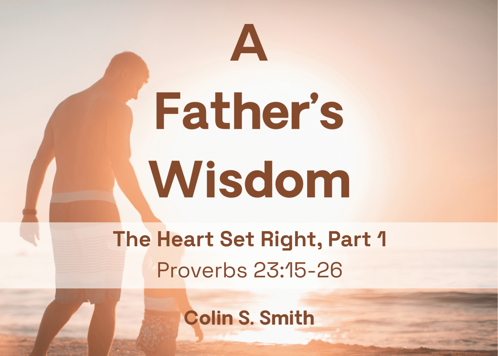 The Heart Set Right, Part 1 - Open the Bible